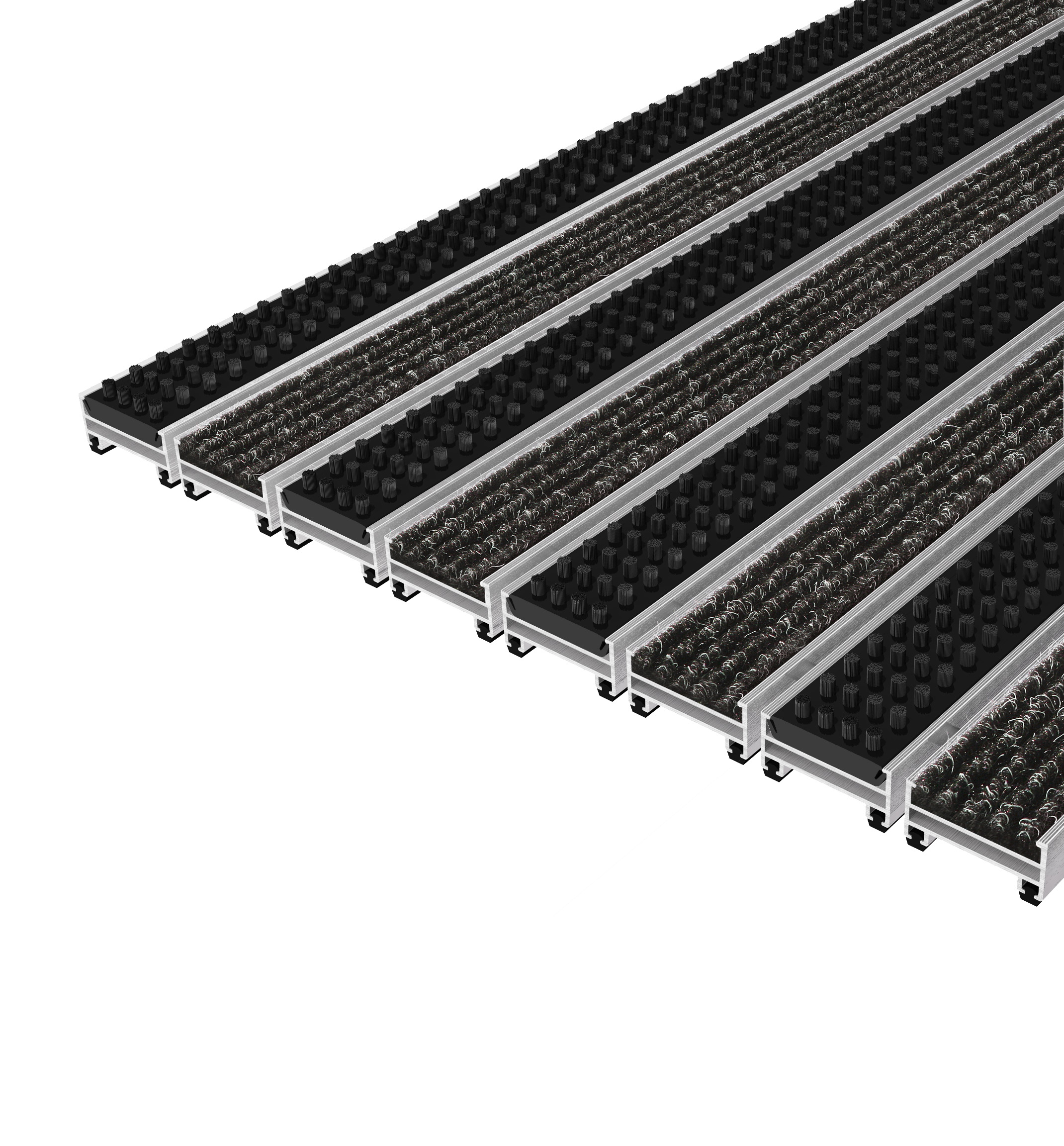 Top Clean TREND XL 22 mit Rips und Bürstenprofil - FUMA Hauszubehör GmbH