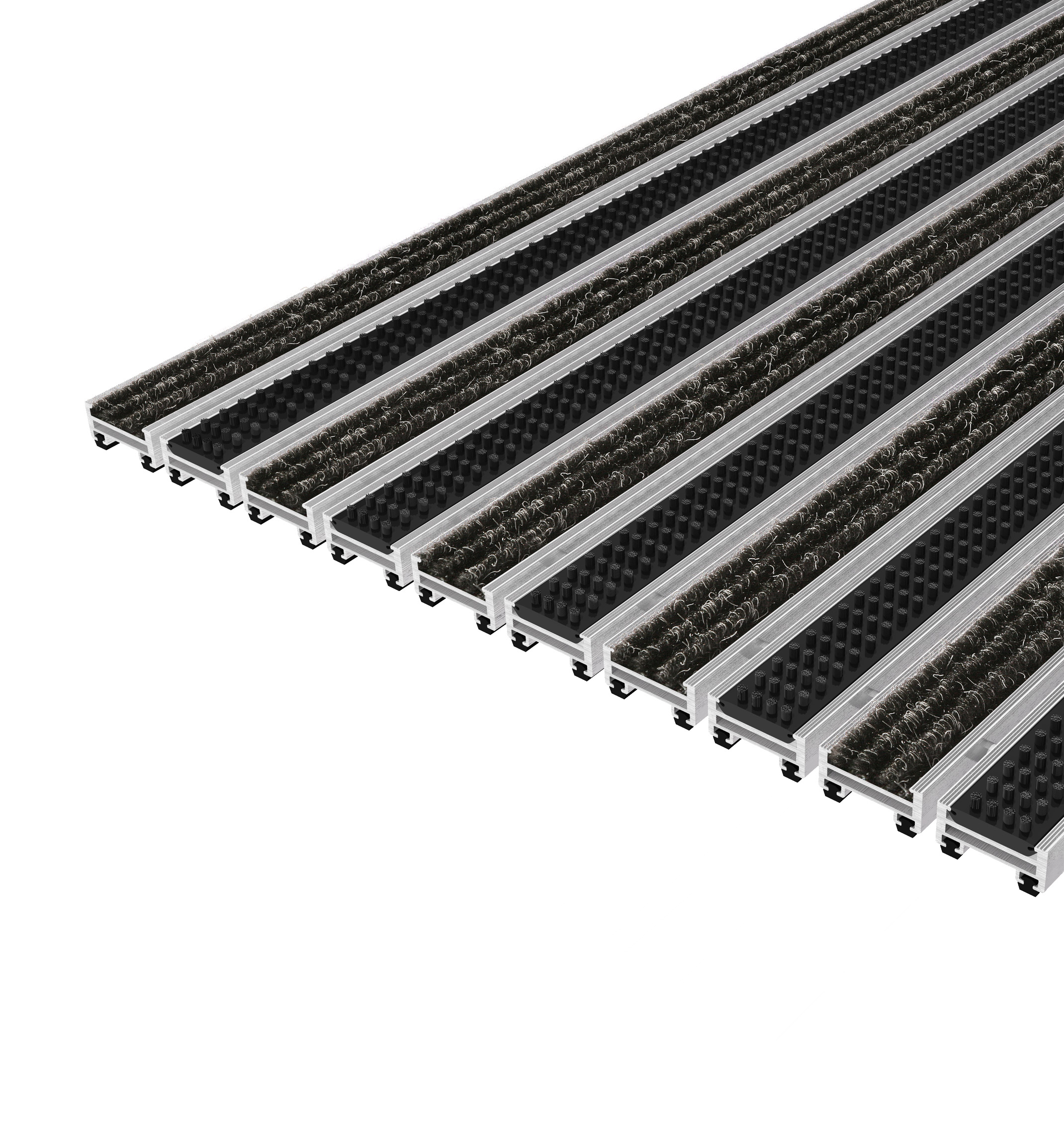 Top Clean STABIL 17 mit Rips und Bürstenprofil - FUMA Hauszubehör GmbH